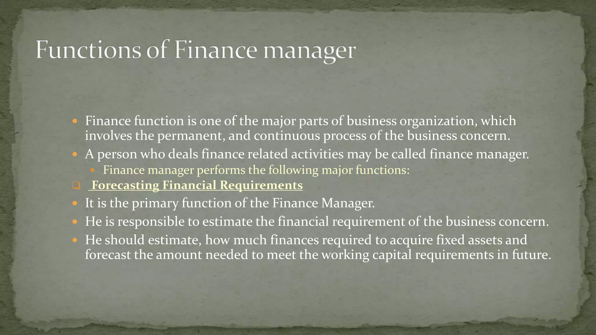 Financial management unit1 full | PPTX