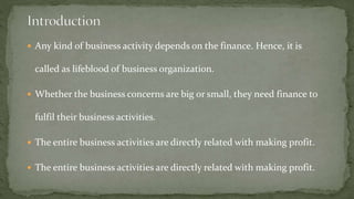 Financial management unit1 full | PPTX