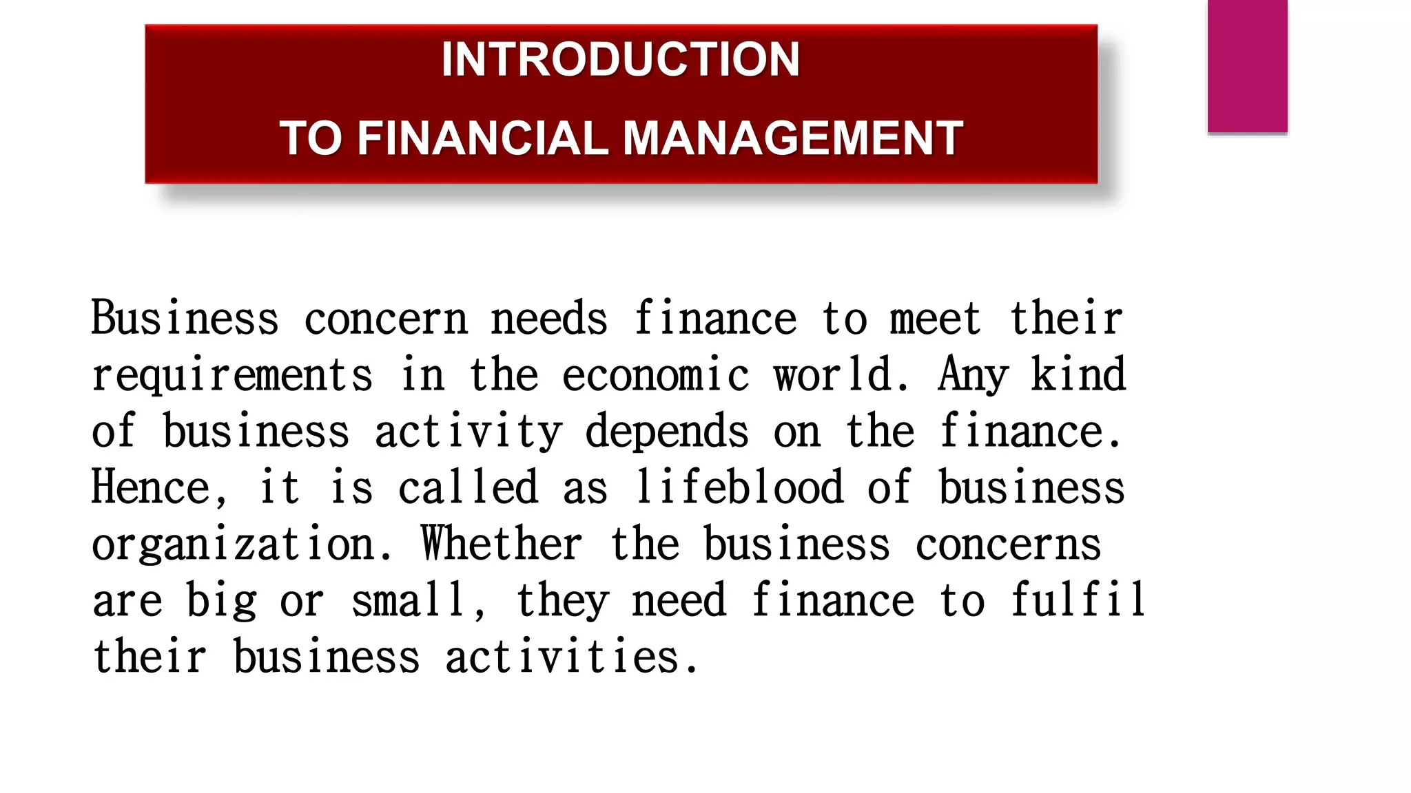 Financial managent | PPTX