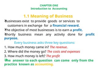 Comprehensive Introduction to Accounting Principles and Business ...