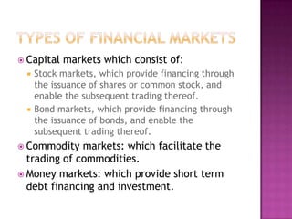 Financial market | PPTX