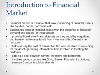 Financial market | PPTX | Stocks and Bonds | Personal Investing