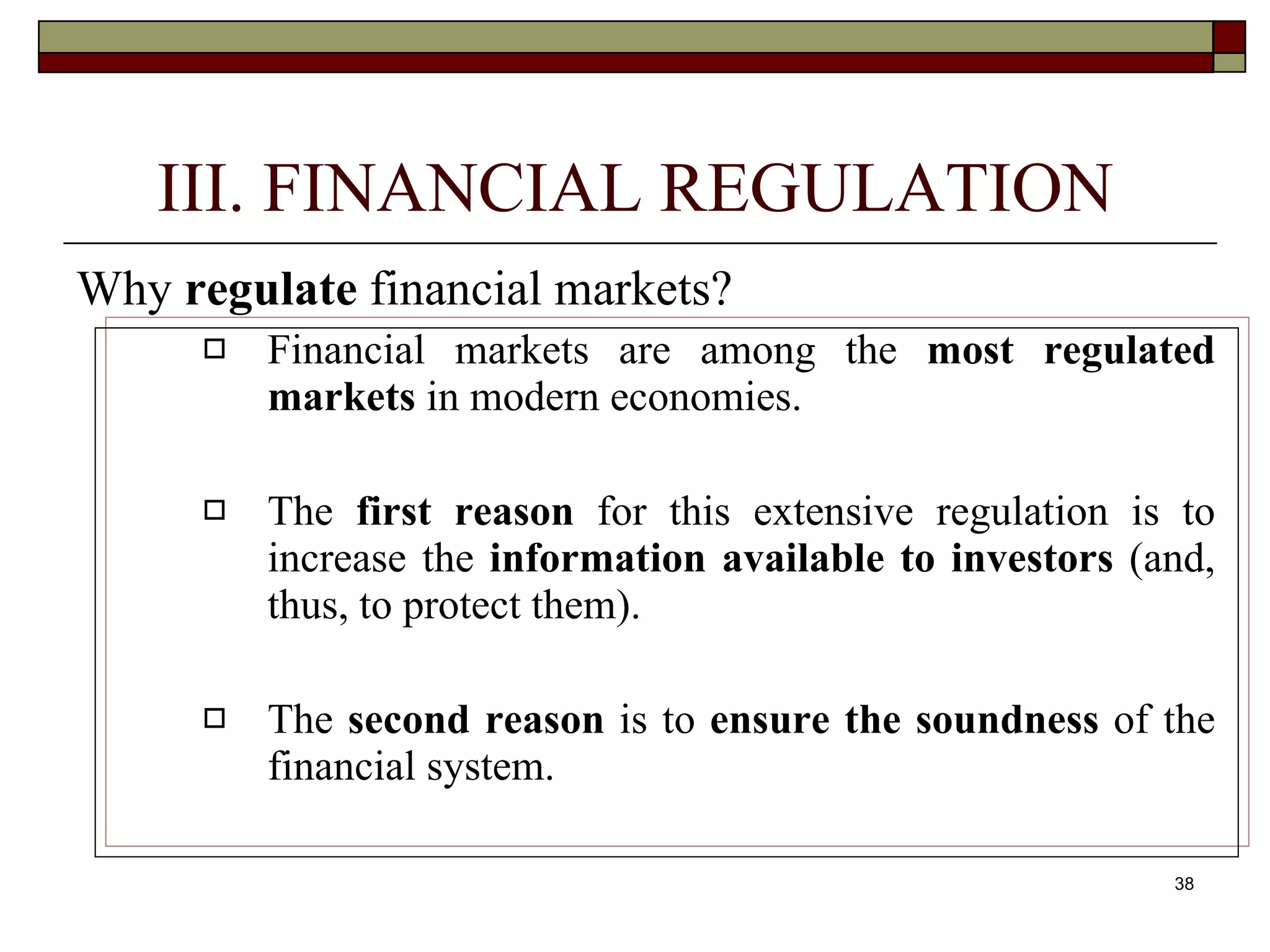 Financial market and institutions | PPT