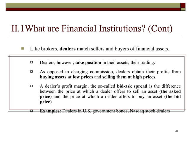 Financial market and institutions | PPT | Stocks and Bonds | Personal ...