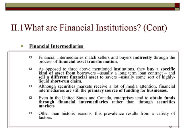Financial market and institutions | PPT | Stocks and Bonds | Personal ...