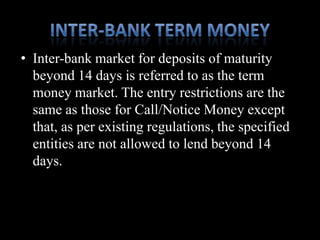 Financial Market Instruments | PPTX