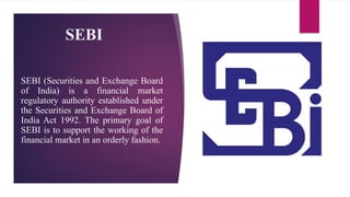 Financial Market Regulators RBI, PFRDA, SEBI, IRDA | PPTX