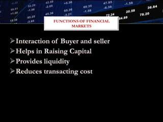 Financial markets | PPTX