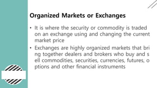 Financial markets | PPTX