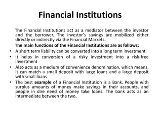 Indian Financial System | PPTX