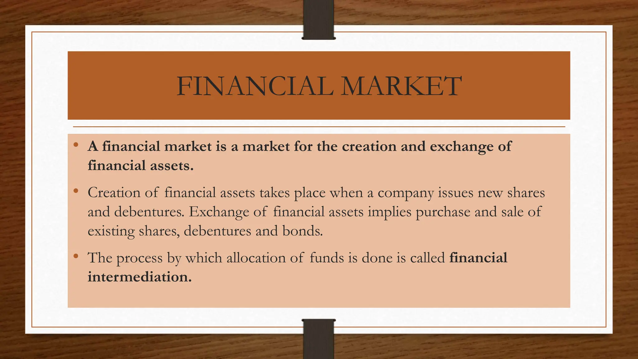 Financial markets class 12 business studies | PPTX