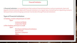 Financial markets and institutions | PPTX