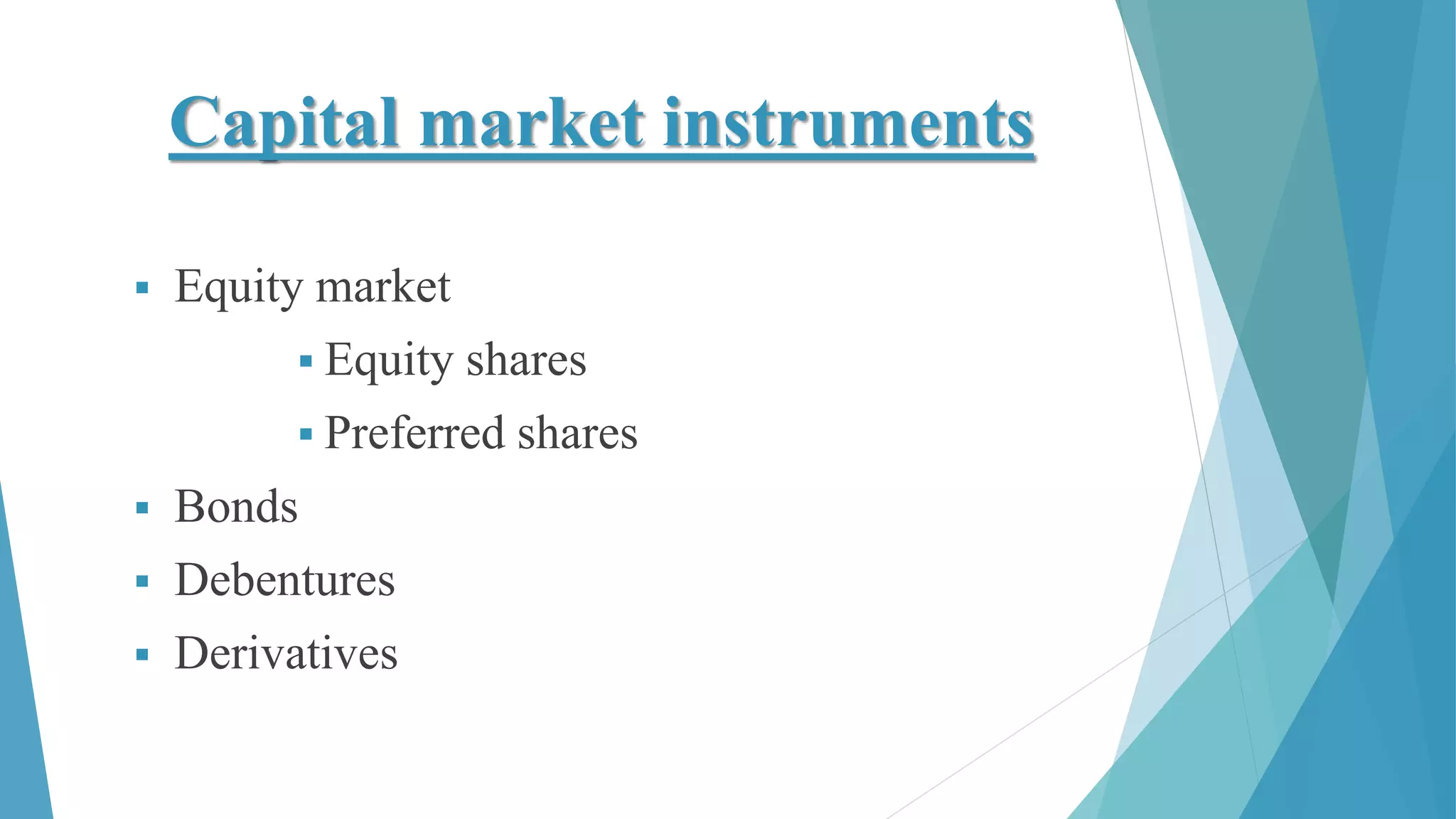 Financial markets and institutions | PPT