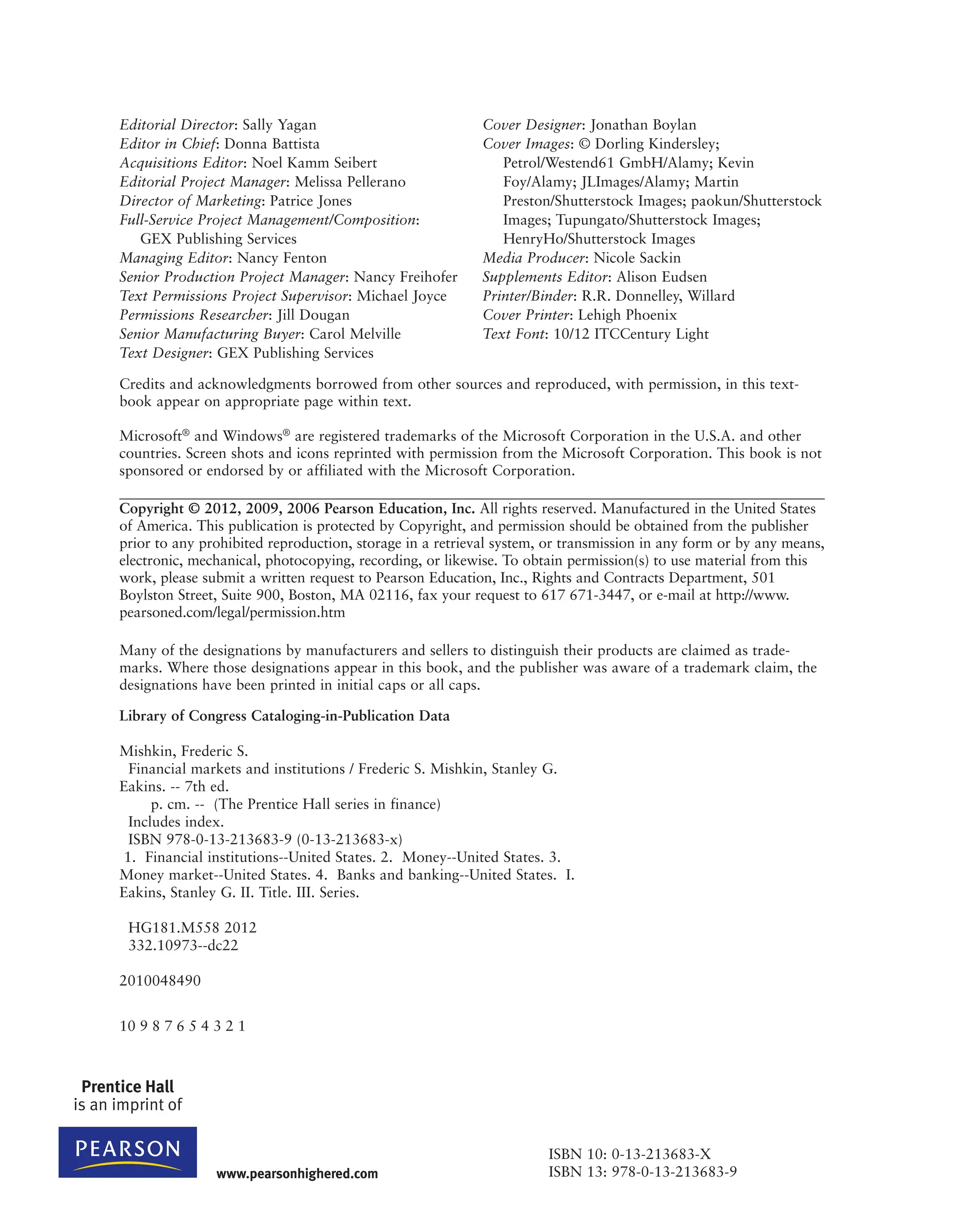 Financial Markets and Institutions (7th Edition)by Frederic S. Mishkin.pdf