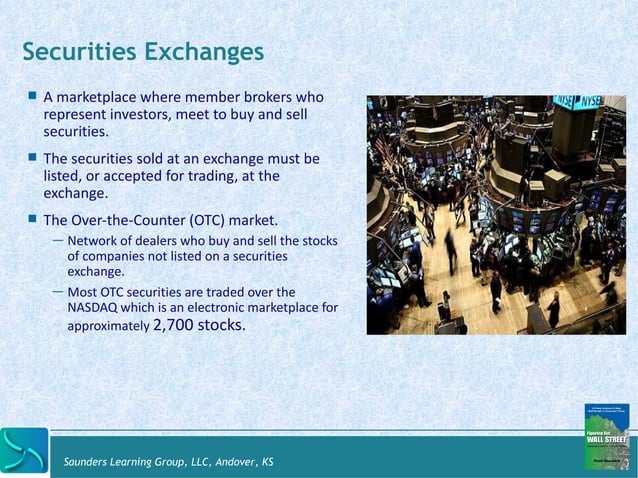 Financial Markets Overview | PPT | Stocks and Bonds | Personal Investing