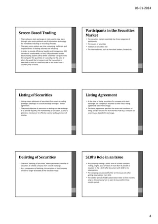 Financial markets | PDF