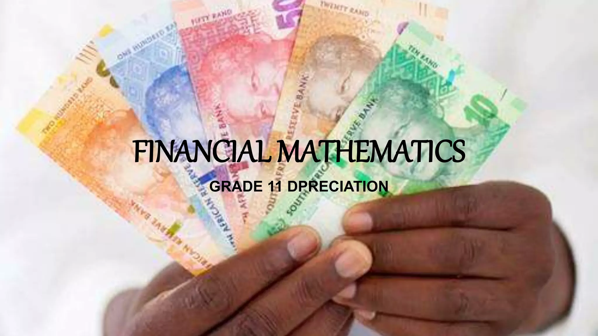 Financial mathematics | PPT