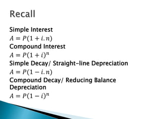 Financial mathematics | PPTX