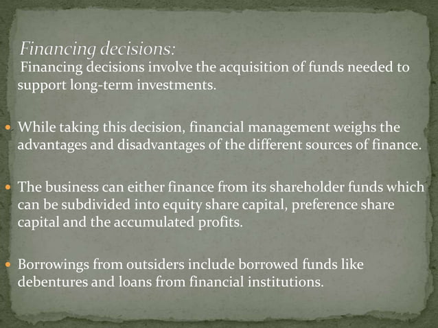 Financial management | PPTX