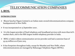 Capital structure of telecommunication company | PPT