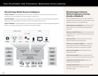 MicroStrategy Business Intelligence Solutions for Financial Services ...