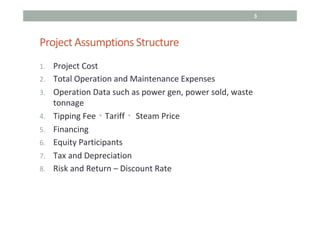 Financial model for wte project v3 english | PDF