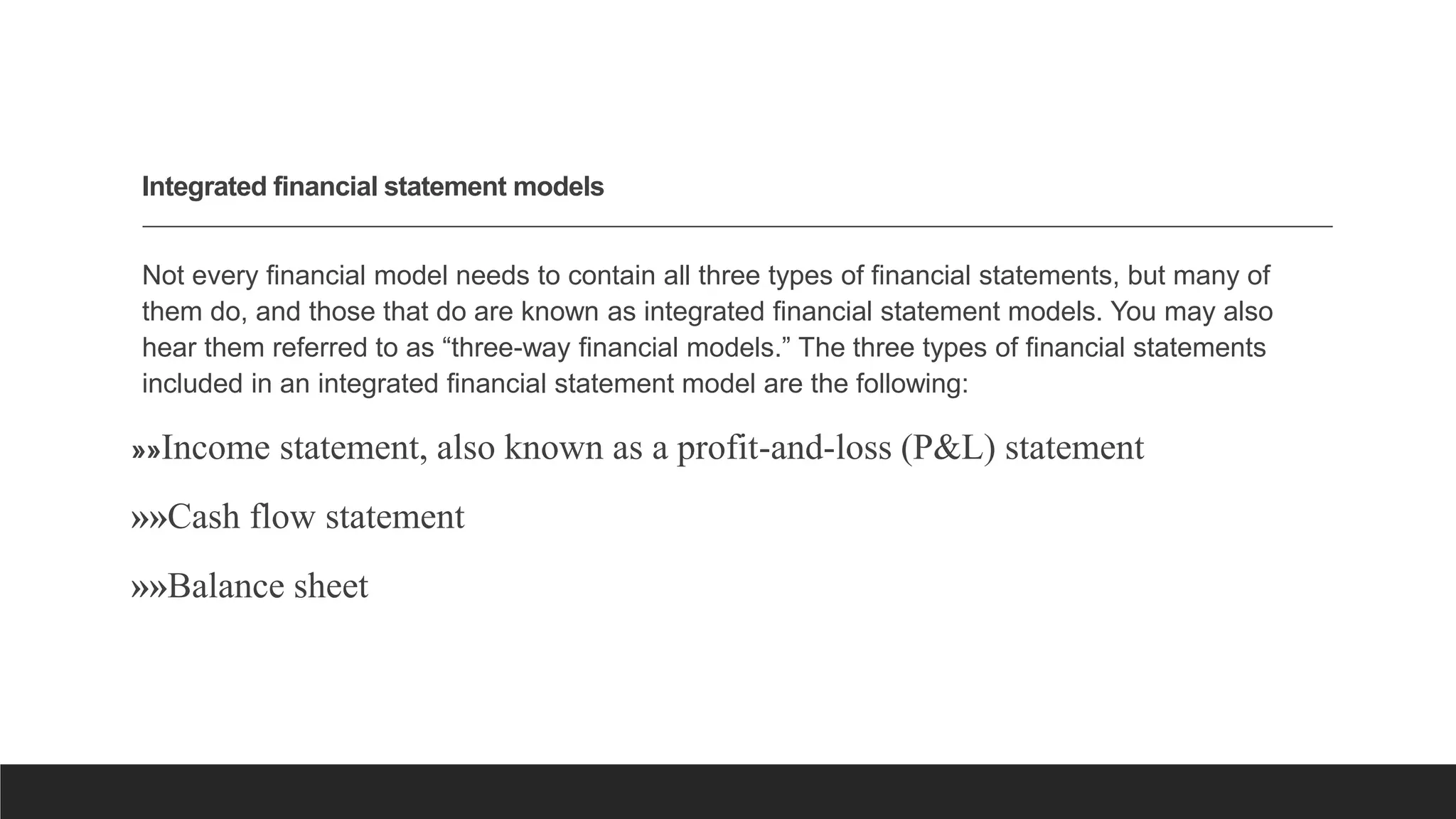 Financial modeling | PPTX