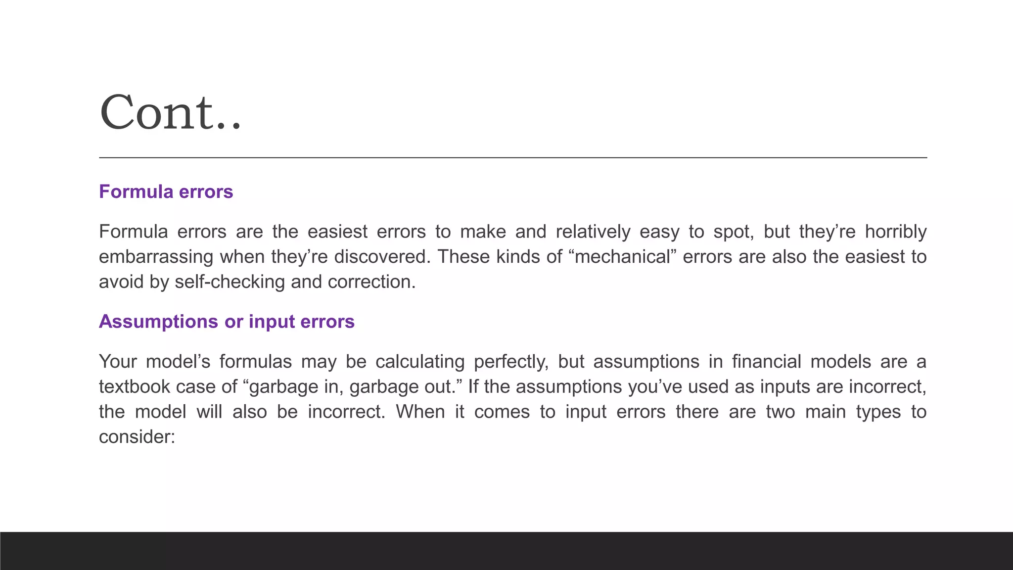 Financial modeling | PPTX