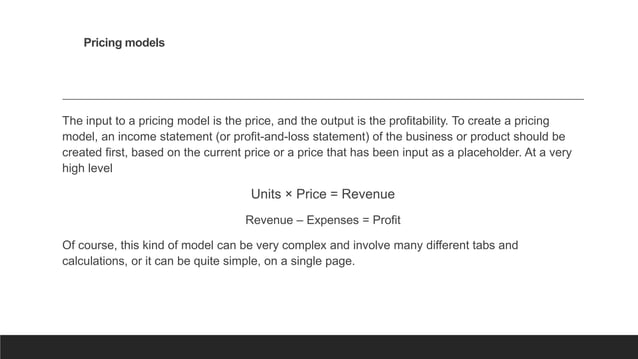 Financial modeling | PPTX | Stocks and Bonds | Personal Investing