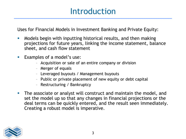 Financial modeling presentation | PDF