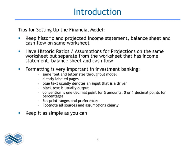 Financial modeling presentation | PDF
