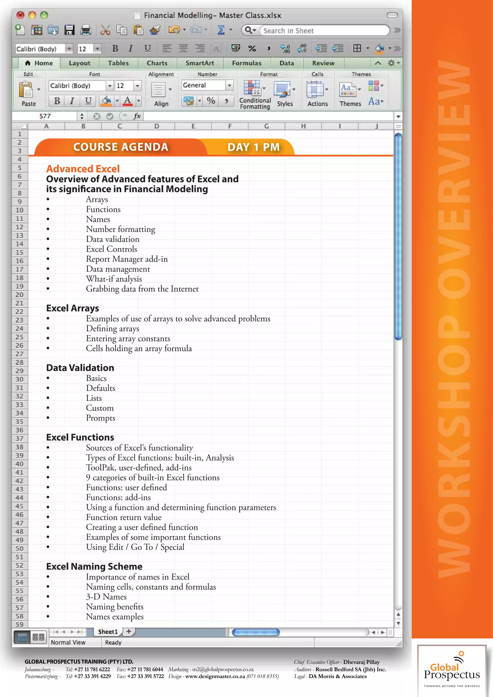 Financial Modelling with VBA Master Class | PDF