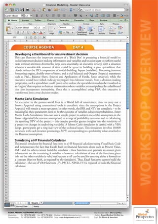 Financial Modelling with VBA Master Class | PDF
