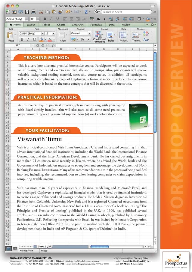 Financial Modelling with VBA Master Class | PDF