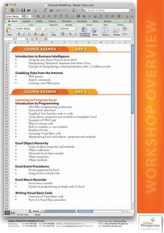 Financial Modelling with VBA Master Class | PDF