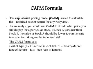 COST OF EQUITY | PPTX