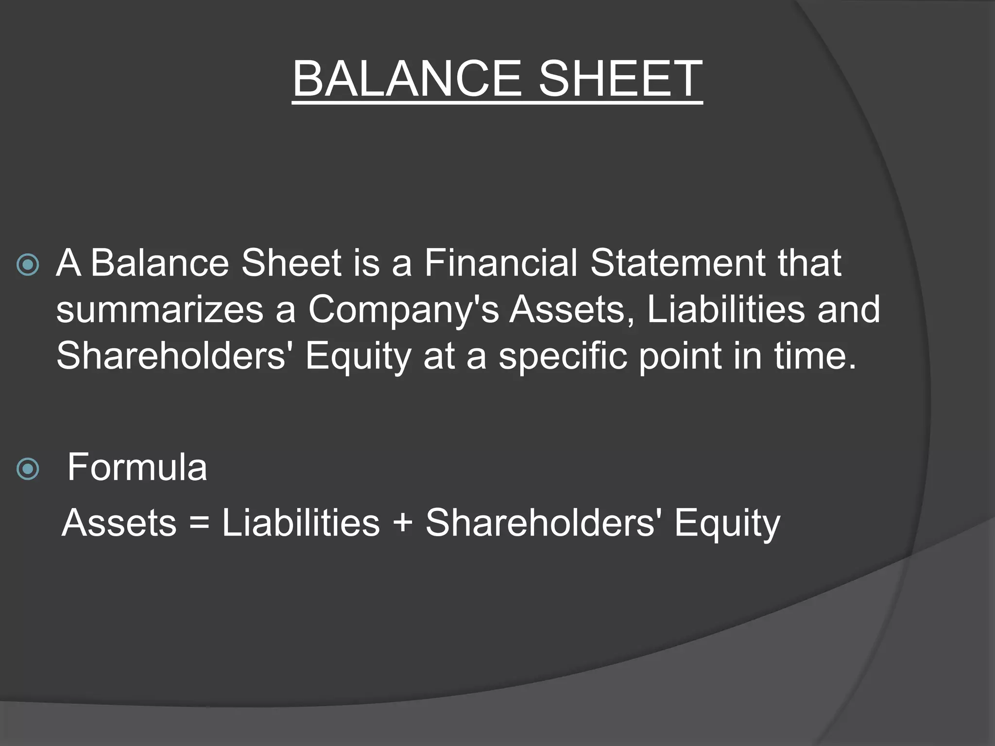 Projected Financial StatemenT | PPTX