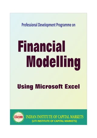 Programme on Financial Modelling using Excel | PDF