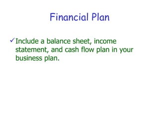 Financial plan | PPT