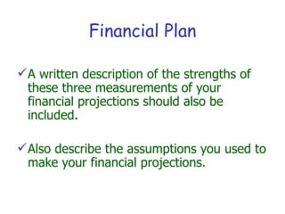 Financial plan | PPT