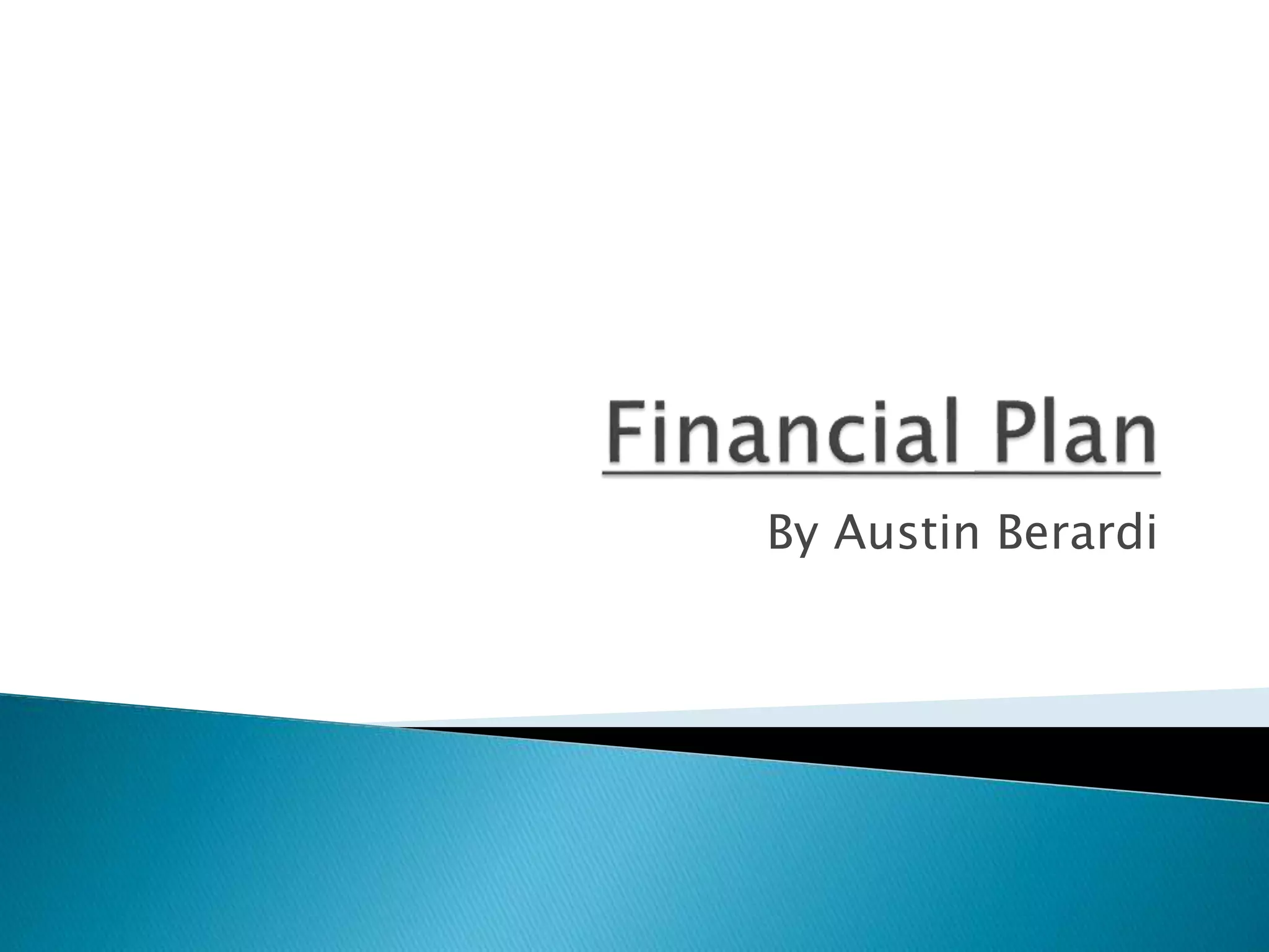 Financial plan | PPTX