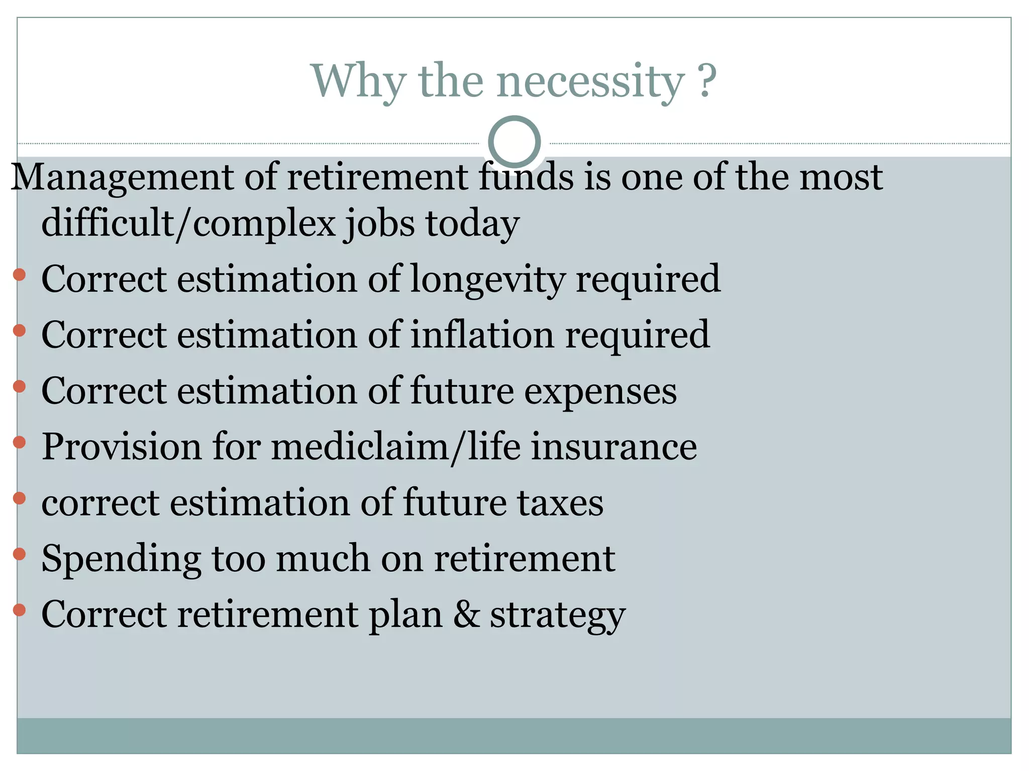 Retirement Planning | PPT