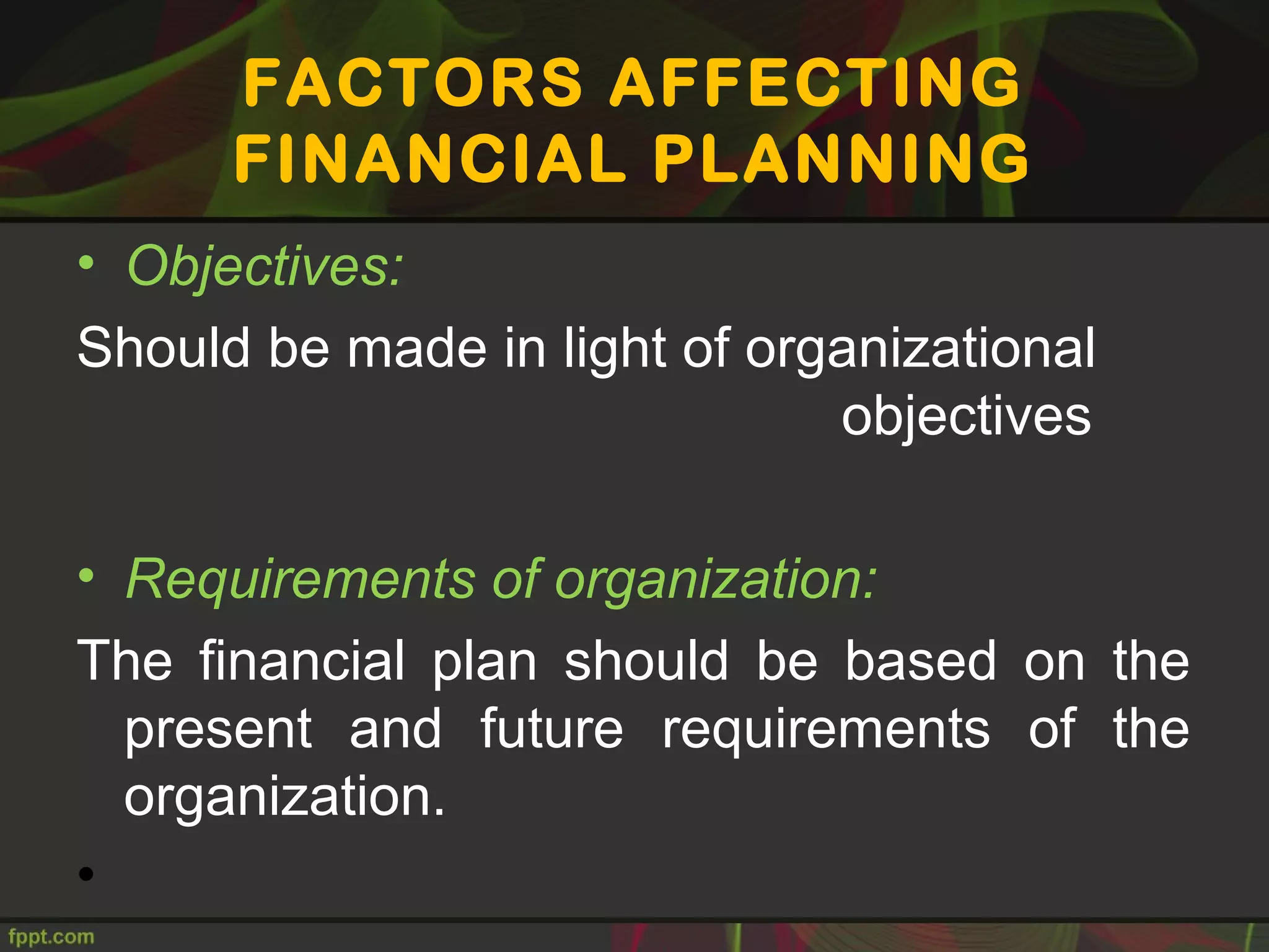 fiscal & Financial planning | PPT
