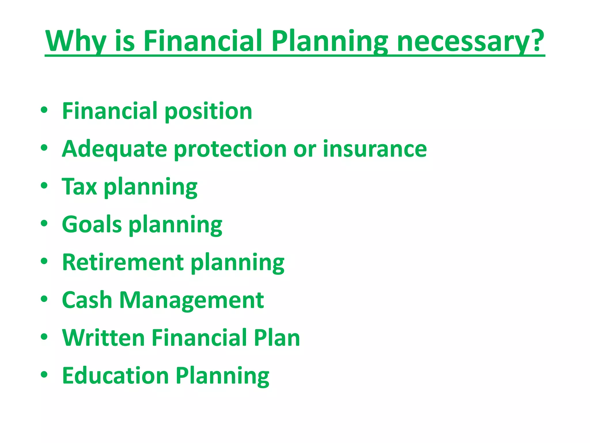 Financial Planning Guide | PDF