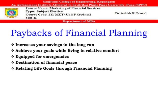 Financial Planning | PPT