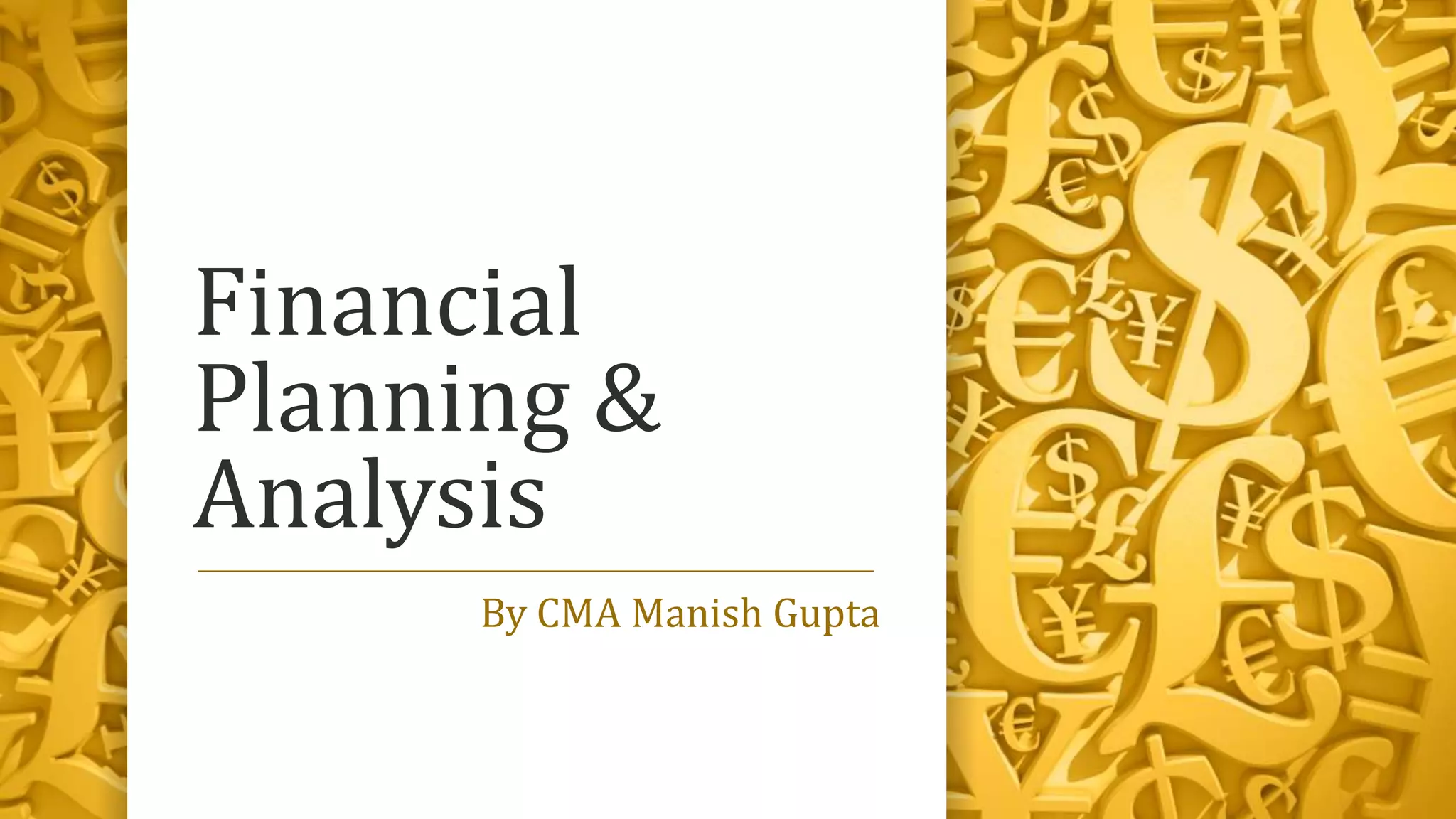 Financial planning and analysis (FP&A) | PPTX