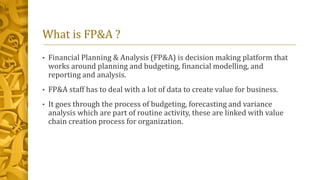 Financial planning and analysis (FP&A) | PPTX