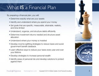 Financial Planning - Helping You Sail Successfully into the Future | PDF