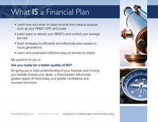 Financial Planning - Helping You Sail Successfully into the Future | PDF