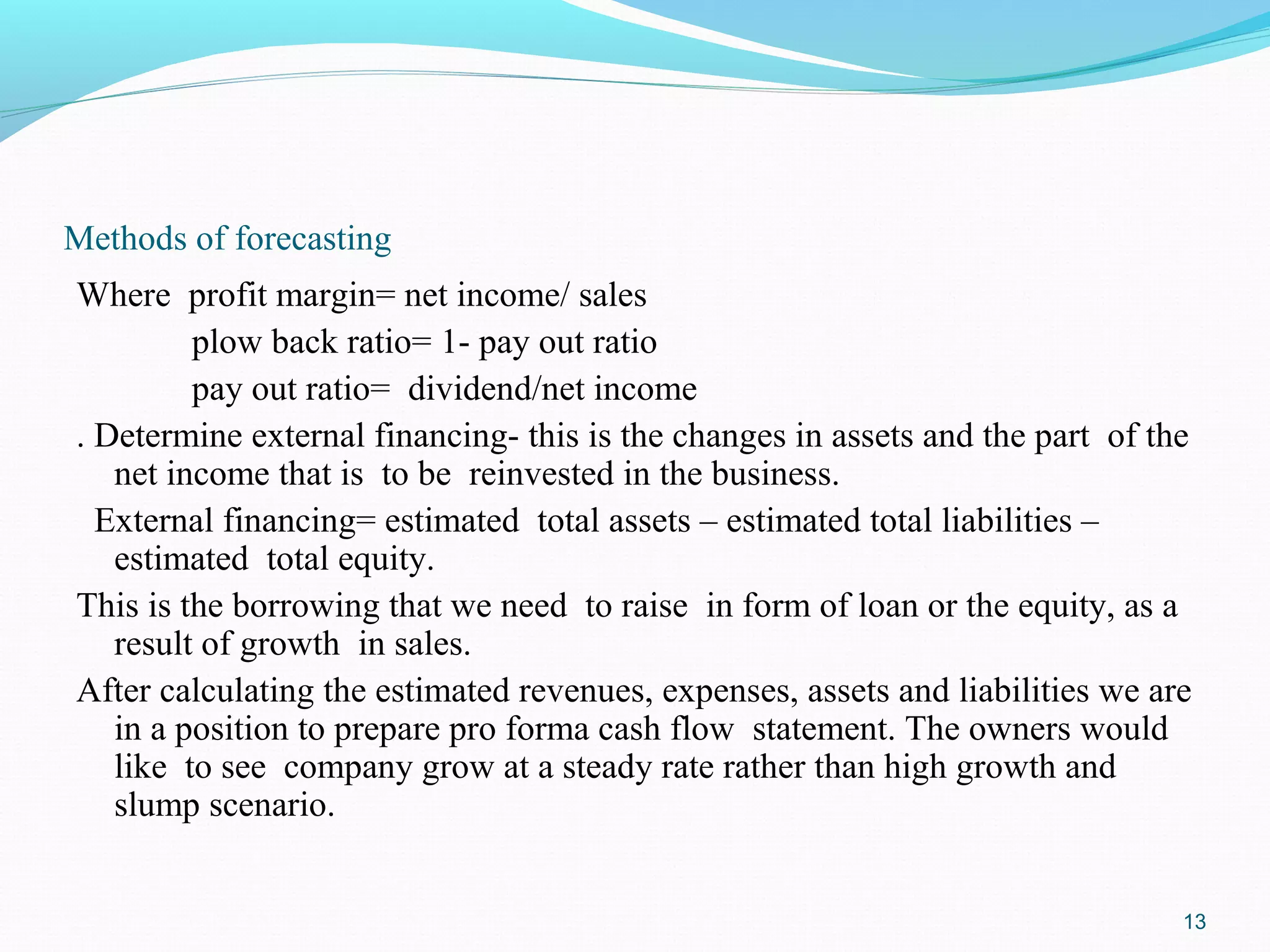 Financial planning & forecasting | PPT